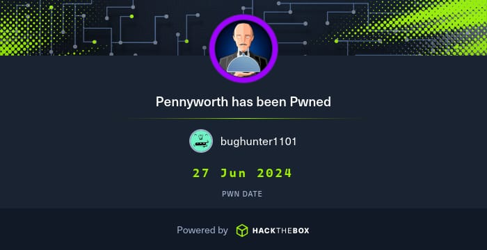 HackThebox Machine 'pennyworth' HackThebox Machine 'pennyworth'