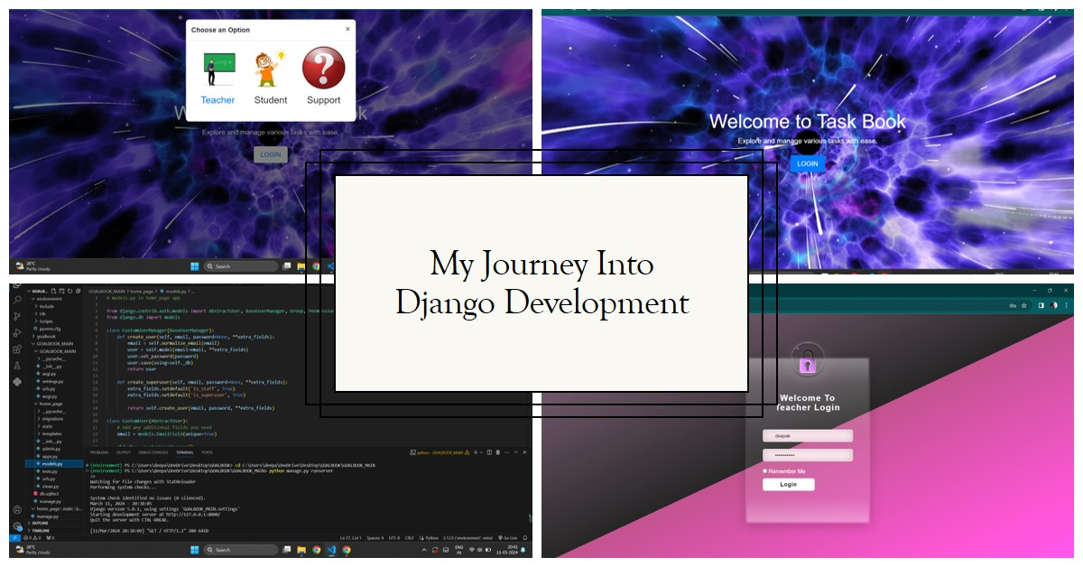 My Journey into Django Development My Journey into Django Development