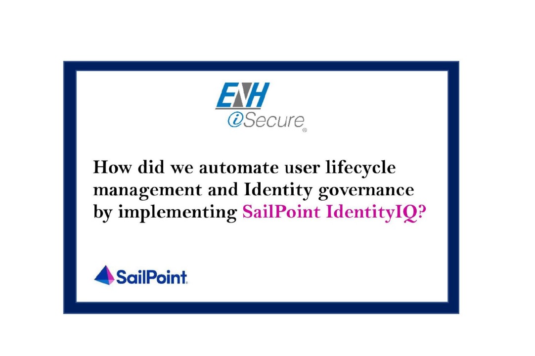 SailPoint IdentityIQ SailPoint IdentityIQ