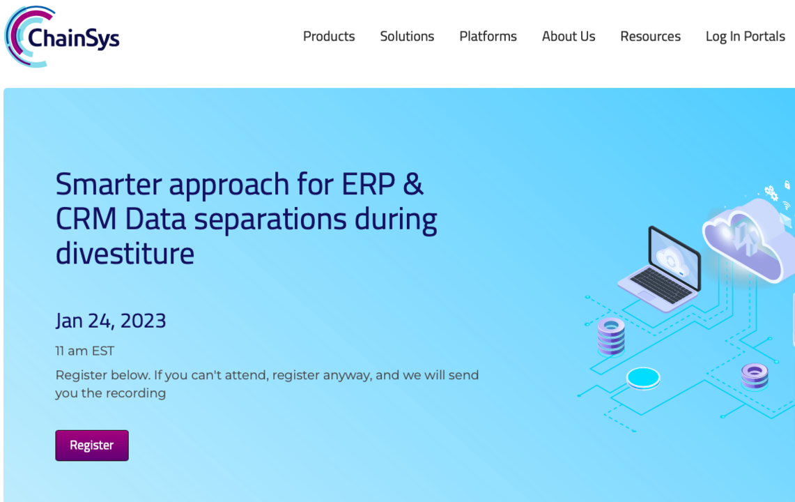 Smarter Approach for ERP & CRM Data Separations during Divestiture Smarter Approach for ERP & CRM Data Separations during Divestiture