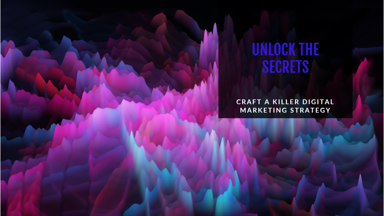Unlocking the Secrets: How to Craft a Killer Digital Marketing Strategy Unlocking the Secrets: How to Craft a Killer Digital Marketing Strategy
