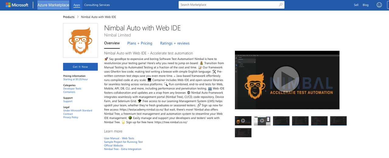 Publishing a docker container product on Azure marketplace to execute a ... Publishing a docker container product on Azure marketplace to execute a ...