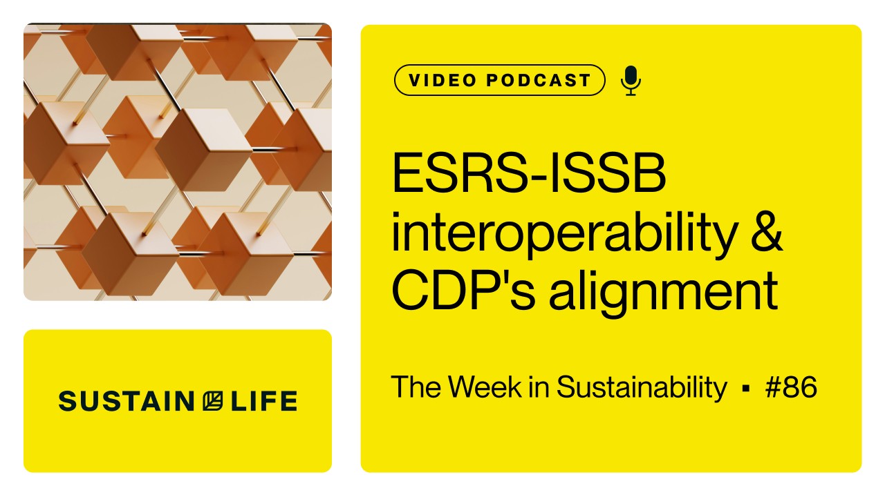 ESRS-ISSB interoperability &CDP's alignment ESRS-ISSB interoperability &CDP's alignment