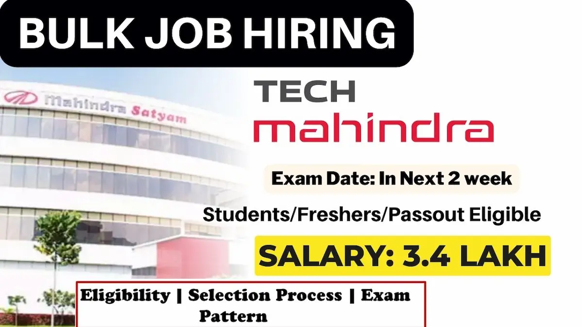 Tech Mahindra is hiring #experienced #freshers | Work From Home | CTC 5 ... Tech Mahindra is hiring #experienced #freshers | Work From Home | CTC 5 ...