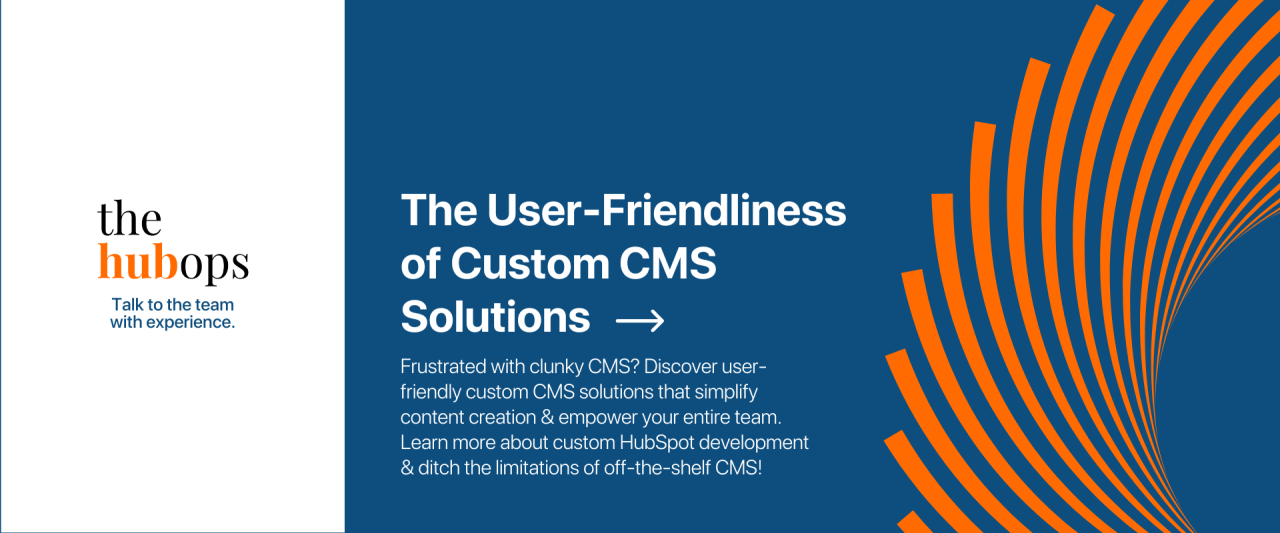 The User-Friendliness of Custom CMS Solutions The User-Friendliness of Custom CMS Solutions