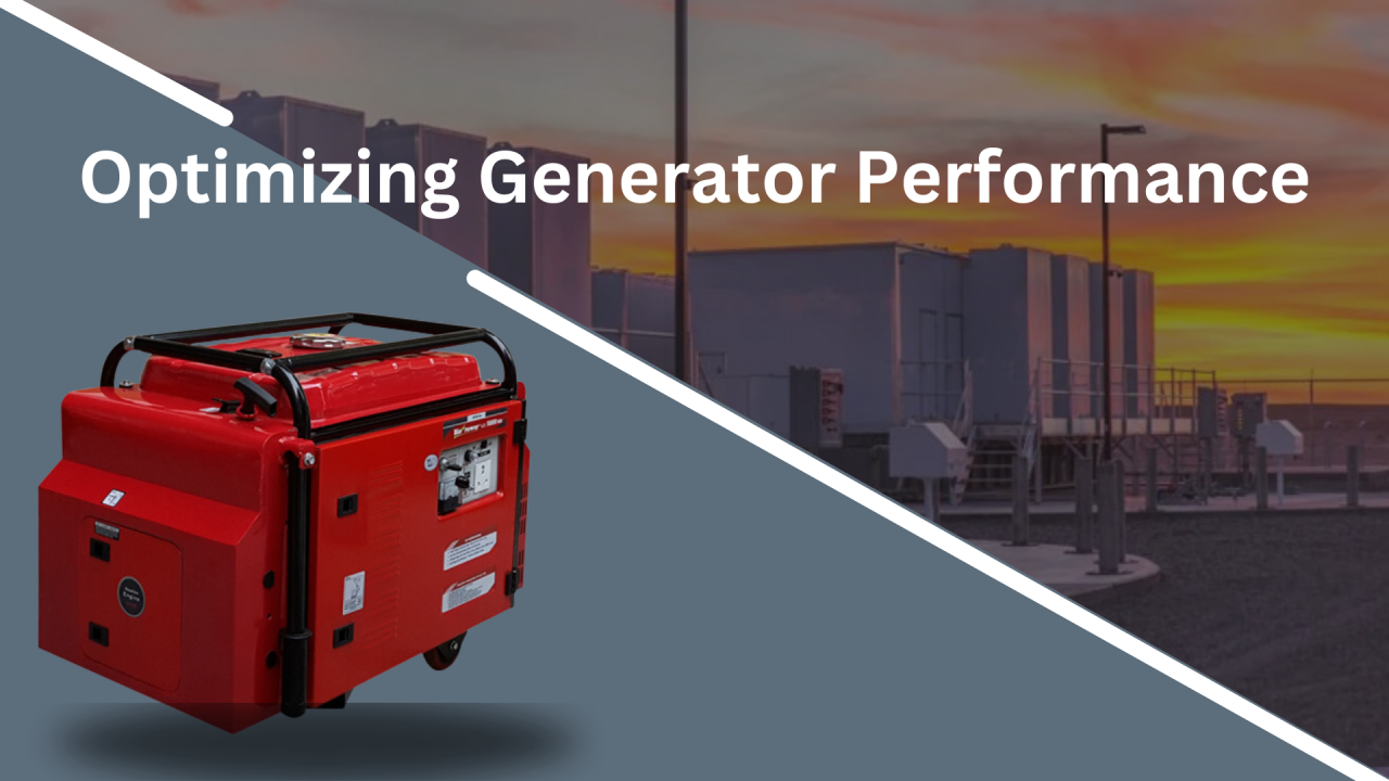 Optimizing Generator Performance: A Data-Driven Triumph Optimizing Generator Performance: A Data-Driven Triumph
