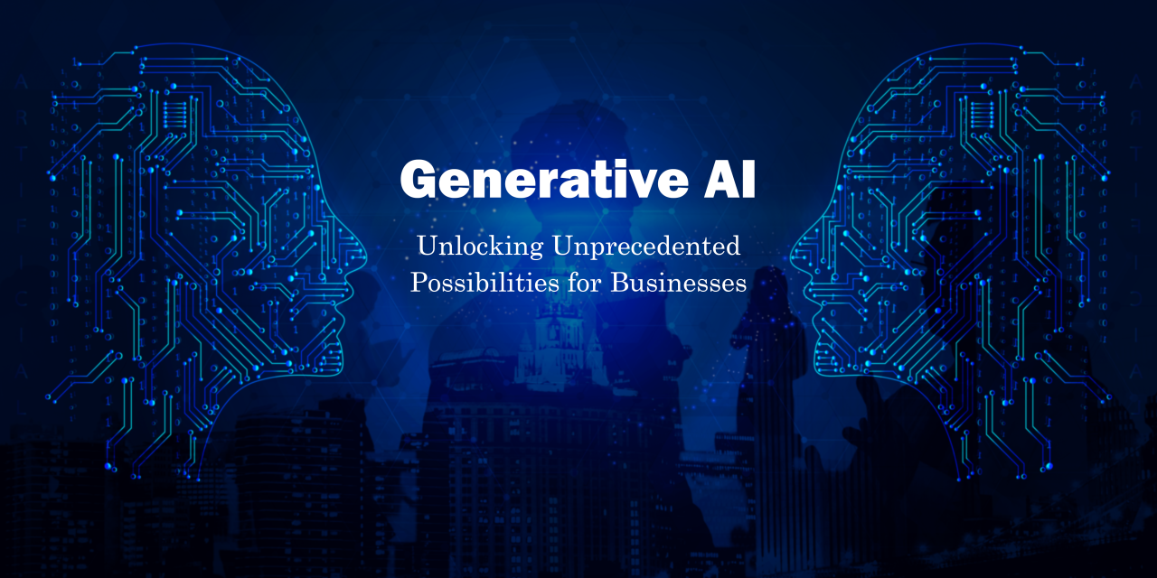 Generative AI: Unlocking Unprecedented Possibilities for Businesses Generative AI: Unlocking Unprecedented Possibilities for Businesses