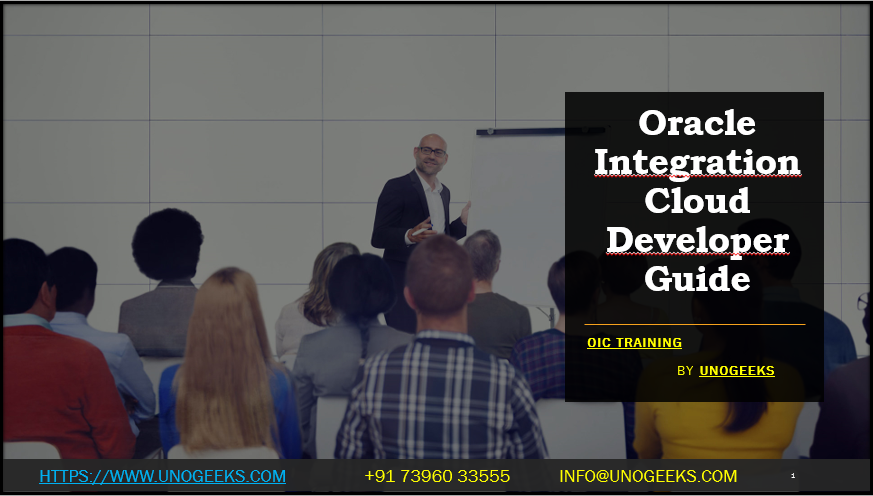 Oracle Integration Cloud Developer Guide Oracle Integration Cloud Developer Guide