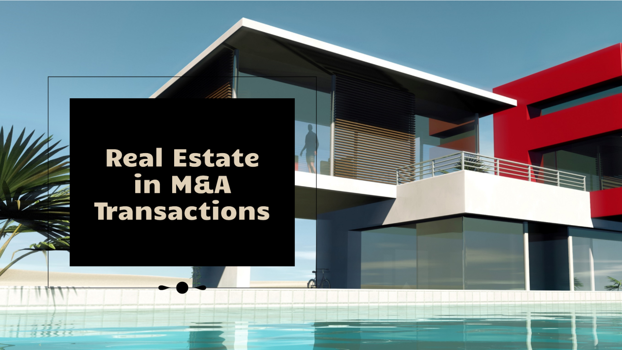 Real Estate in M&A Transactions: REITs and Tax Considerations Real Estate in M&A Transactions: REITs and Tax Considerations