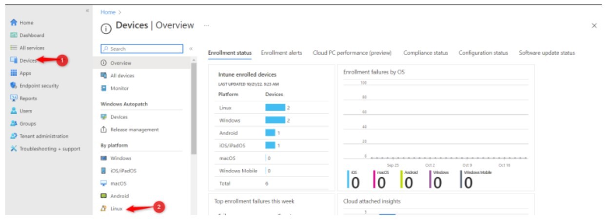 Enroll Linux device in Intune Enroll Linux device in Intune