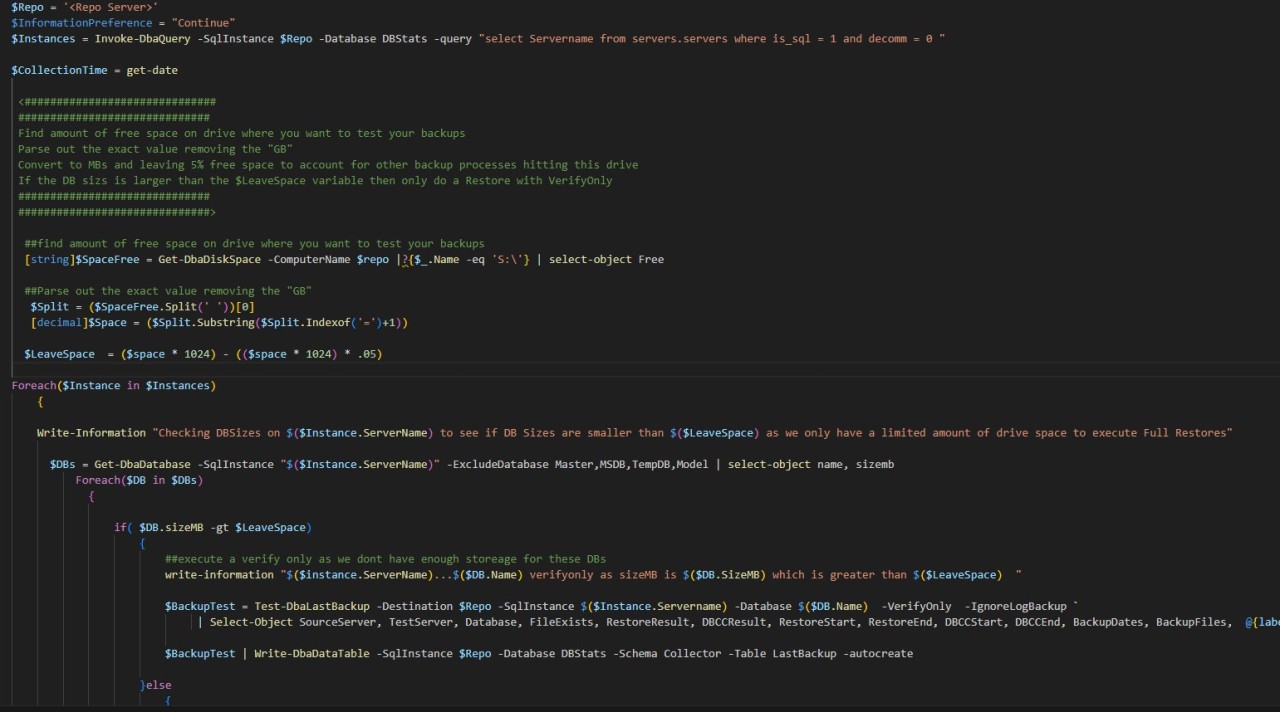 Automate testing your Backups with DBATools Automate testing your Backups with DBATools