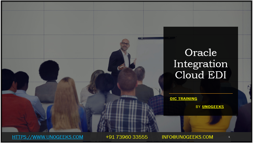 Oracle Integration Cloud EDI Oracle Integration Cloud EDI