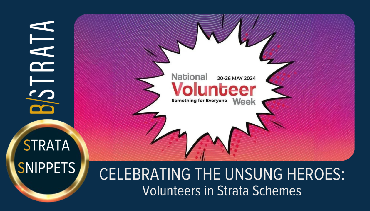 Celebrating the Unsung Heroes: Volunteers in Strata Schemes Celebrating the Unsung Heroes: Volunteers in Strata Schemes