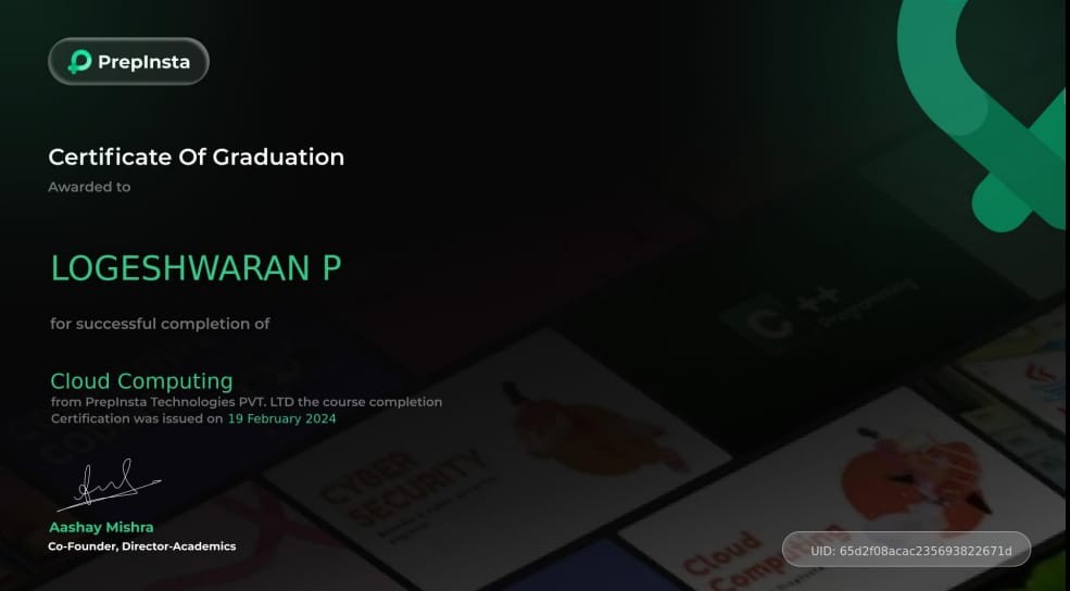 Mastering Cloud Computing: A Comprehensive Guide from PrepInsta Mastering Cloud Computing: A Comprehensive Guide from PrepInsta