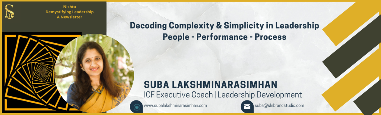 Decoding Complexity & Simplicity in Leadership Decoding Complexity & Simplicity in Leadership