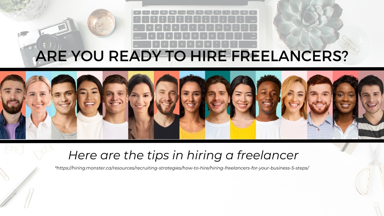 HIRE A FREELANCER IN 5 SIMPLE STEPS HIRE A FREELANCER IN 5 SIMPLE STEPS