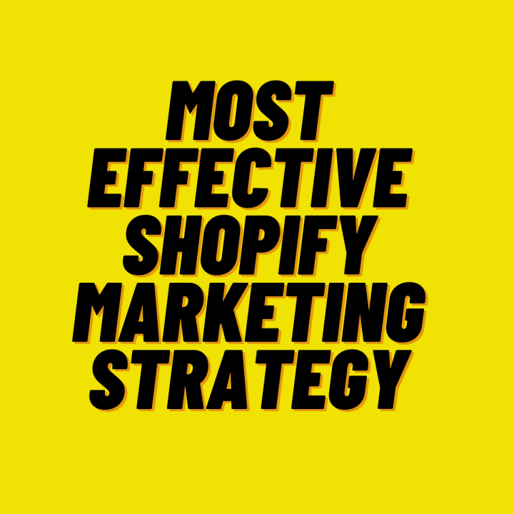Effective Shopify Marketing Strategy Effective Shopify Marketing Strategy