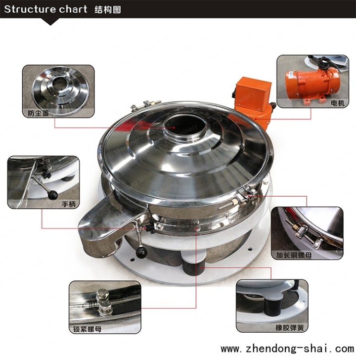 Powder Industrial Vibrating Sieve Powder Industrial Vibrating Sieve