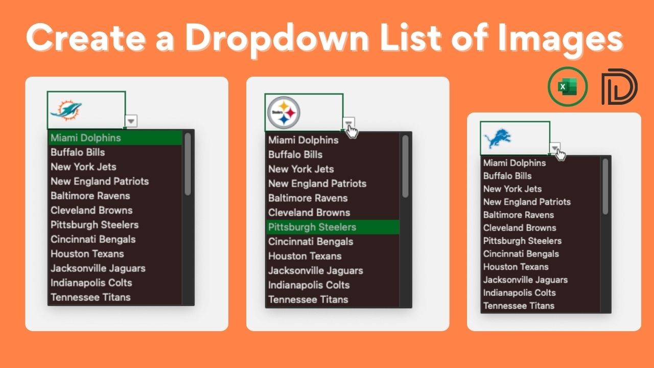 Ultimate Guide to Creating Drop-Down Lists of Images in Excel Using ... Ultimate Guide to Creating Drop-Down Lists of Images in Excel Using ...