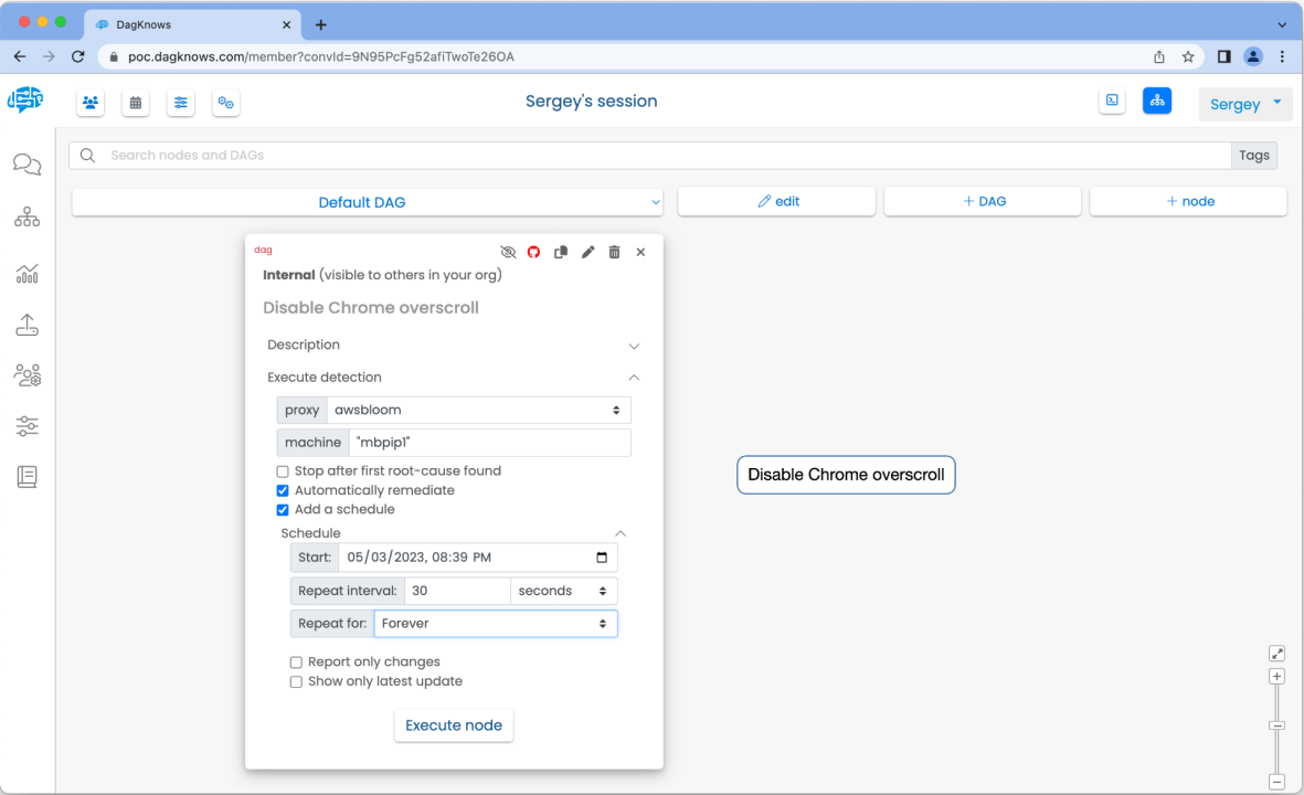 Unattended Problem Resolution Using DagKnows Unattended Problem Resolution Using DagKnows