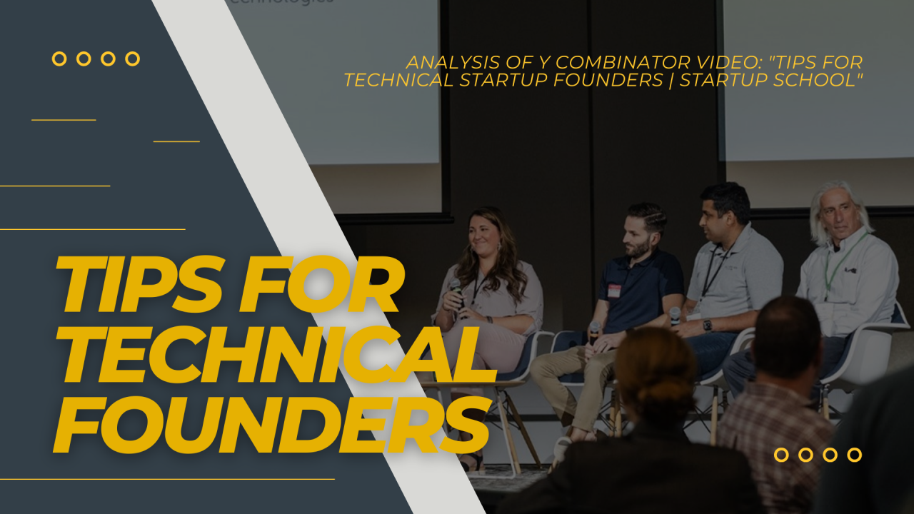 Navigating the Startup World: Essential Tips for Technical Founders ... Navigating the Startup World: Essential Tips for Technical Founders ...