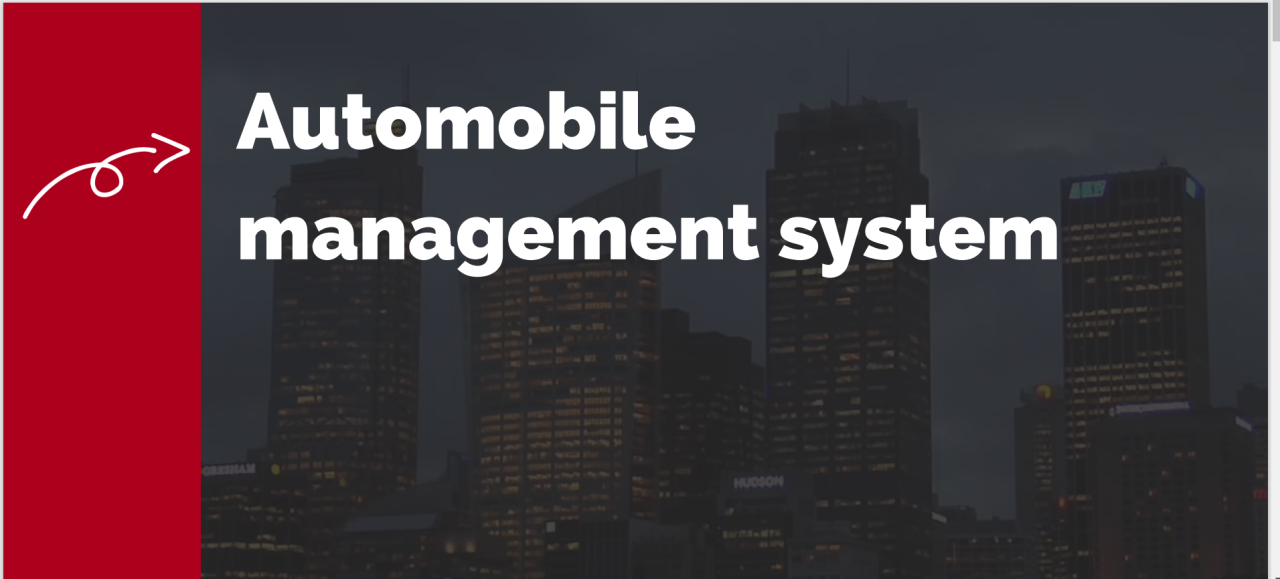 AUTOMOBILE MANAGEMENT SYSTEM(Skill Development Project-10 ,Cluster-6 ... AUTOMOBILE MANAGEMENT SYSTEM(Skill Development Project-10 ,Cluster-6 ...