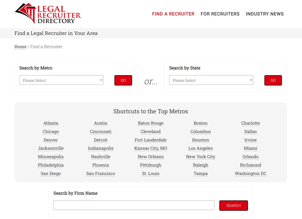 Enhancing Transparency and Trust: The Role of The Legal Recruiter Directory Enhancing Transparency and Trust: The Role of The Legal Recruiter Directory
