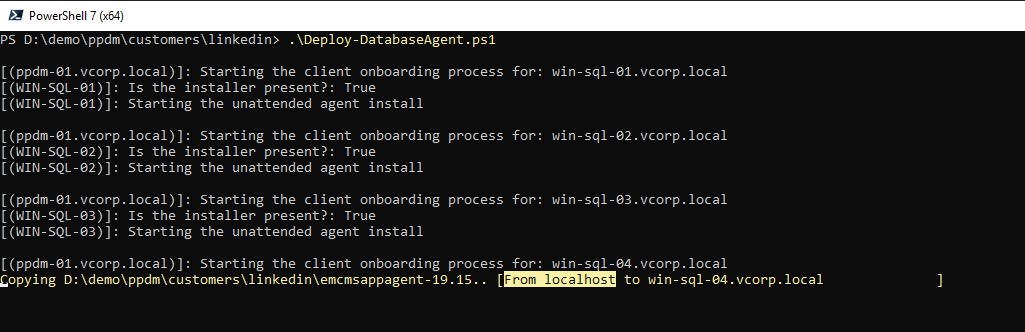 PowerProtect Data Manager: Automating MSSQL Host Onboarding PowerProtect Data Manager: Automating MSSQL Host Onboarding