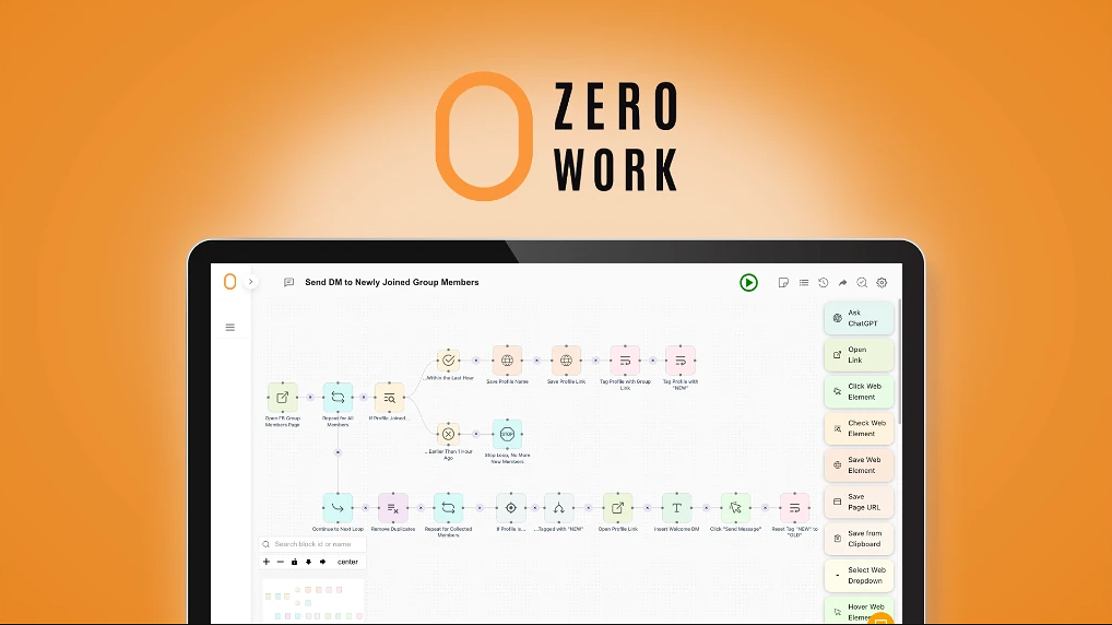 ZeroWork Lifetime Deal & Review: Automate repetitive browser activity ZeroWork Lifetime Deal & Review: Automate repetitive browser activity