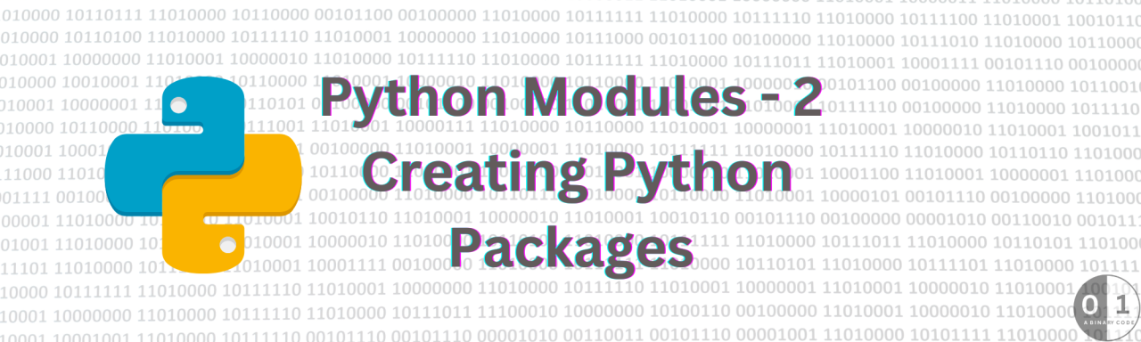 Creating Python Packages Creating Python Packages