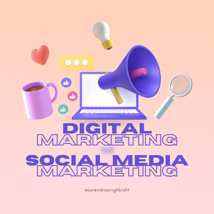 Top 7 Differences Between Digital Marketing and Social Media Marketing Top 7 Differences Between Digital Marketing and Social Media Marketing