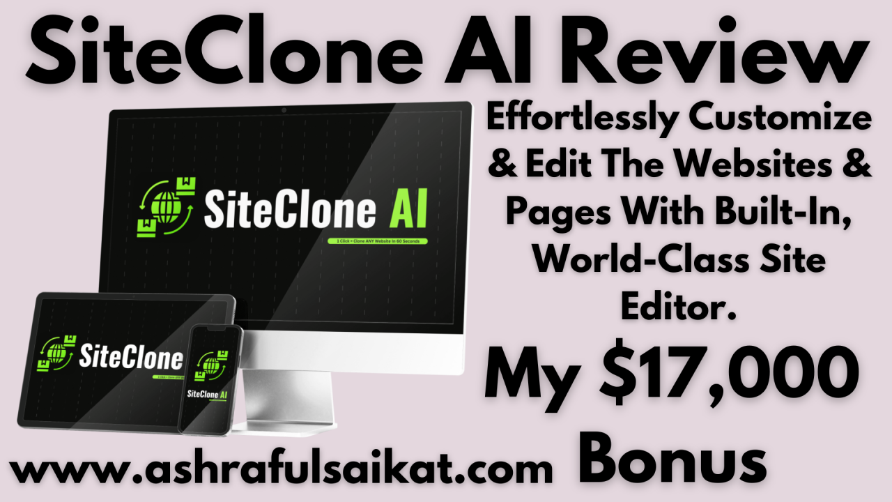 SiteClone AI Review – Clone & Migrate Any Website (Prabhat S) SiteClone AI Review – Clone & Migrate Any Website (Prabhat S)