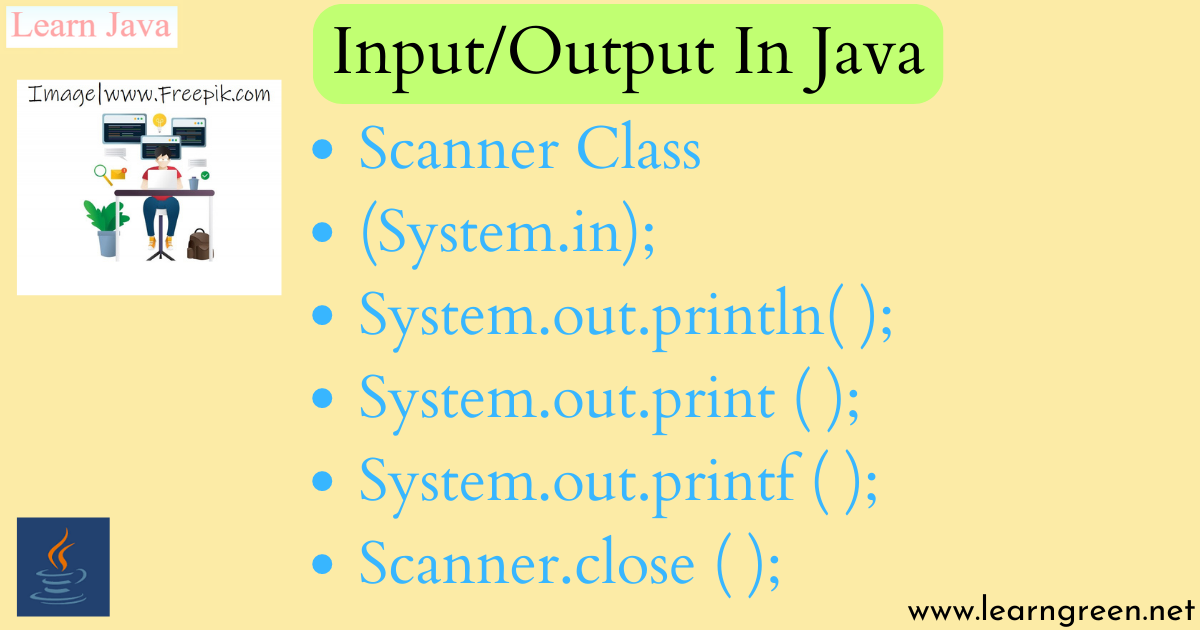 Input/Output In Java Input/Output In Java