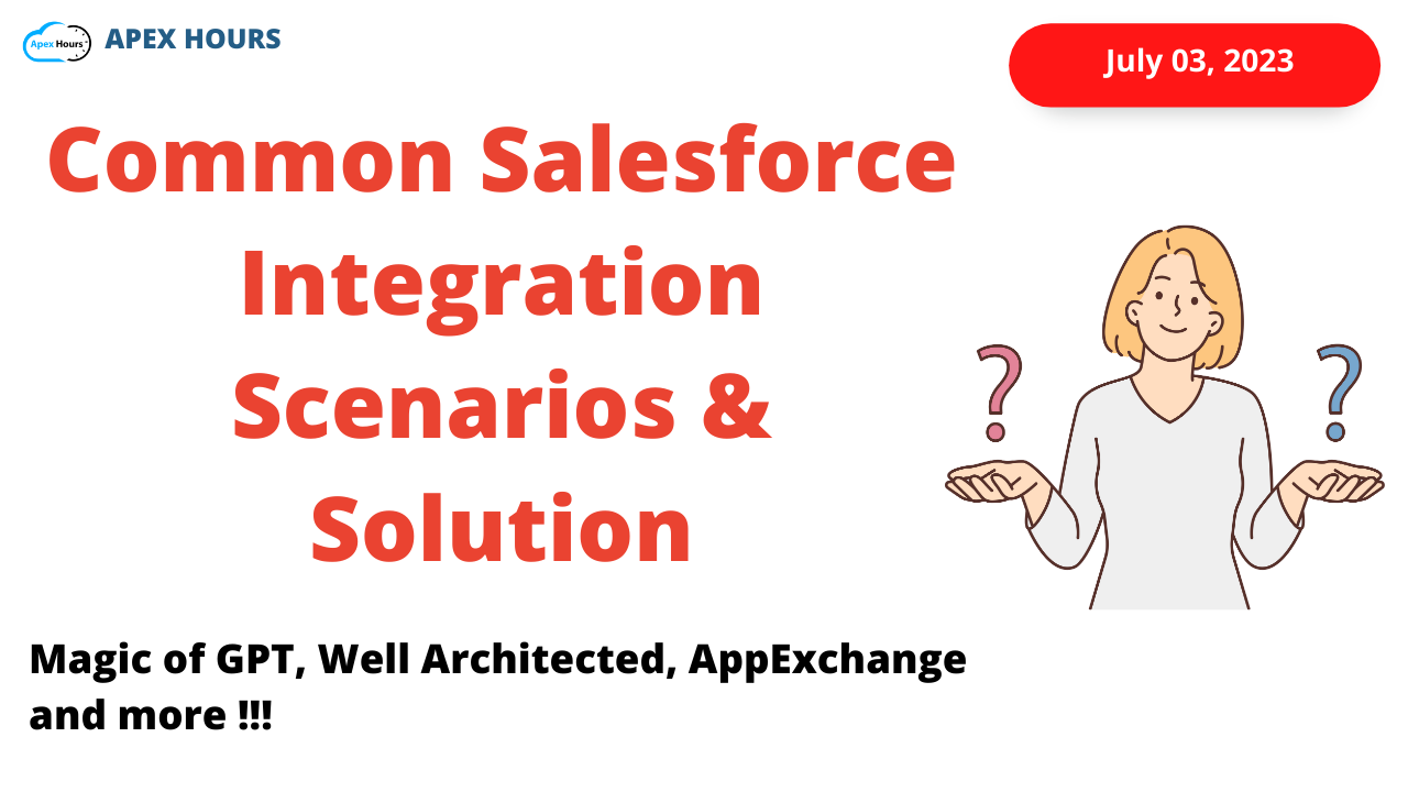 Common Salesforce Integration Scenarios & Solutions Common Salesforce Integration Scenarios & Solutions
