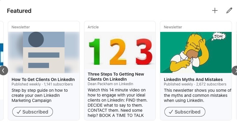 Unlocking the Power of the LinkedIn Profile Featured Section Unlocking the Power of the LinkedIn Profile Featured Section