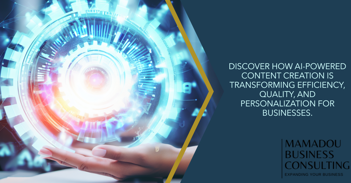 Revolutionizing Content Creation: The Power of AI for Businesses Revolutionizing Content Creation: The Power of AI for Businesses