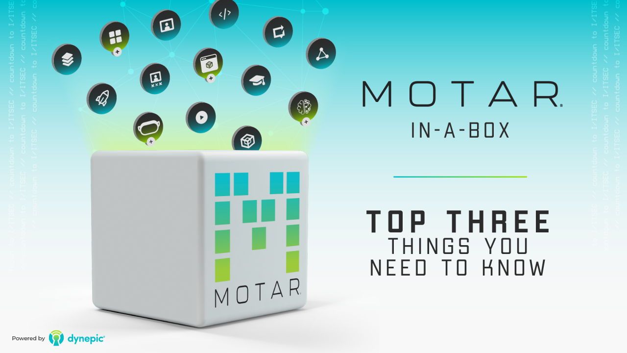 Top 3 Things You Need to Know About MOTAR-In-A-Box Top 3 Things You Need to Know About MOTAR-In-A-Box