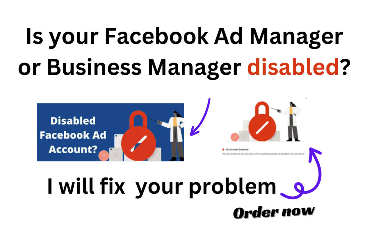 Expertly Fix Your Restricted or Disabled FB Ad Account, setup BM Expertly Fix Your Restricted or Disabled FB Ad Account, setup BM
