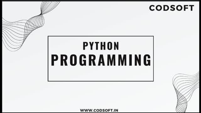 Experience of my Internship Journey with @CodSoft Experience of my Internship Journey with @CodSoft