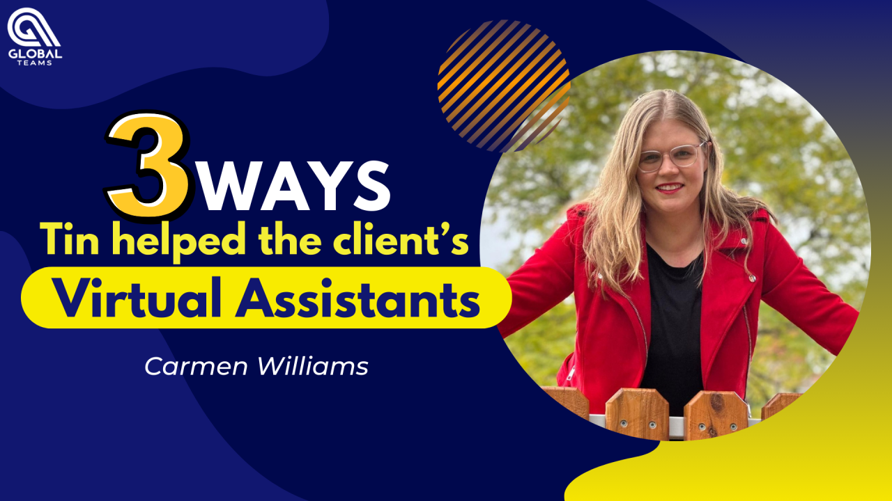 Three ways Tin helped the client’s Virtual Assistants Three ways Tin helped the client’s Virtual Assistants