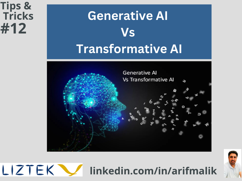 Generative AI vs. Transformative AI: Unleashing the Power of Artificial ... Generative AI vs. Transformative AI: Unleashing the Power of Artificial ...