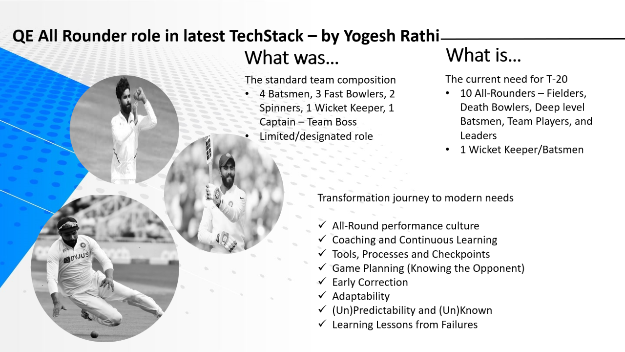 Closing talk on 'QE Transformation Journey in Realm of new Technologies ... Closing talk on 'QE Transformation Journey in Realm of new Technologies ...