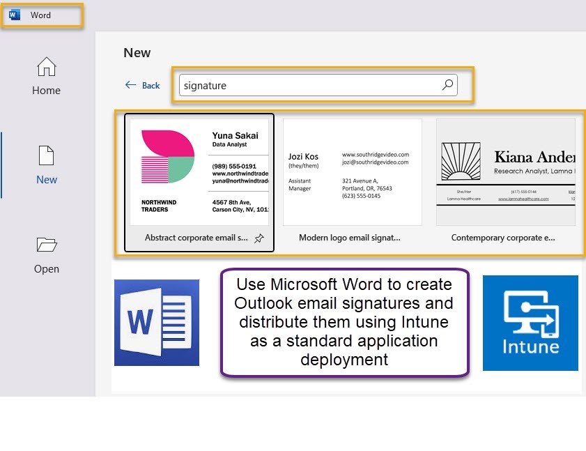 Create Outlook Email Signature Using Microsoft Word Create Outlook Email Signature Using Microsoft Word