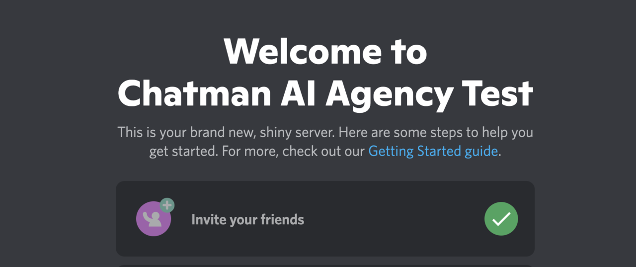 Live from the Chatman AI Agency Test Server Live from the Chatman AI Agency Test Server
