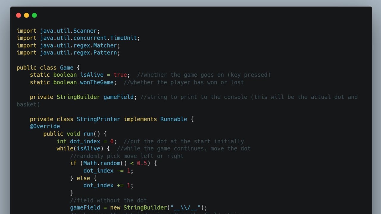 Simultaneously read and write to the console | Java Console Basketball ... Simultaneously read and write to the console | Java Console Basketball ...
