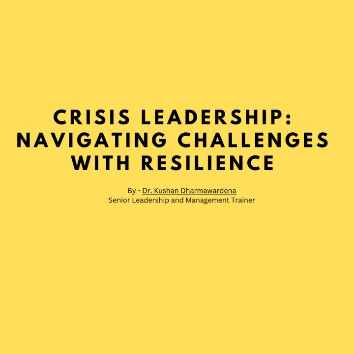 Mastering Crisis Leadership: Building Resilience in Your Team and Yourself Mastering Crisis Leadership: Building Resilience in Your Team and Yourself
