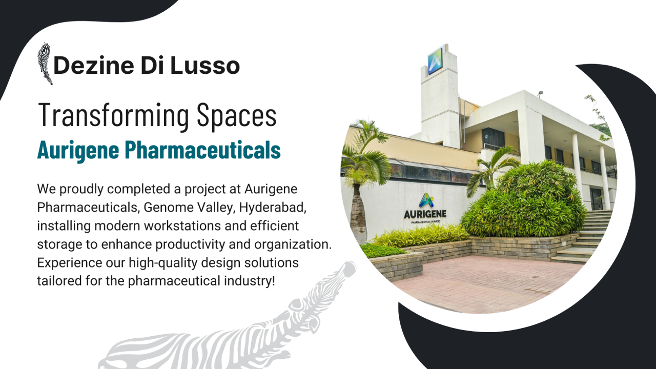 Transforming Workspaces: Our Recent Project at Aurigene Pharmaceuticals 🧬 Transforming Workspaces: Our Recent Project at Aurigene Pharmaceuticals 🧬
