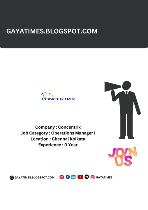 Concentrix is hiring for the role of Operations Manager I Any Degree ... Concentrix is hiring for the role of Operations Manager I Any Degree ...