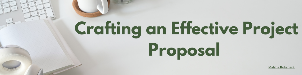 Crafting an Effective Project Proposal: A Blueprint for Success Crafting an Effective Project Proposal: A Blueprint for Success
