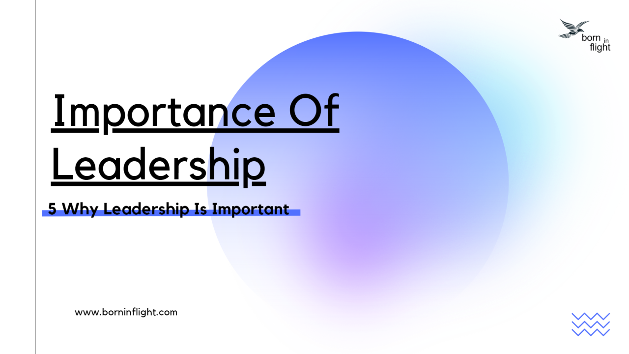 Importance Of Leadership Importance Of Leadership